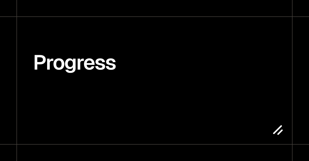 Progress - shadcn/ui